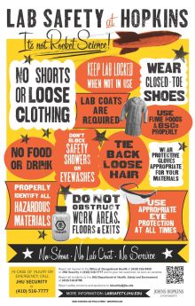 Practicing Lab Safety | An Infographic