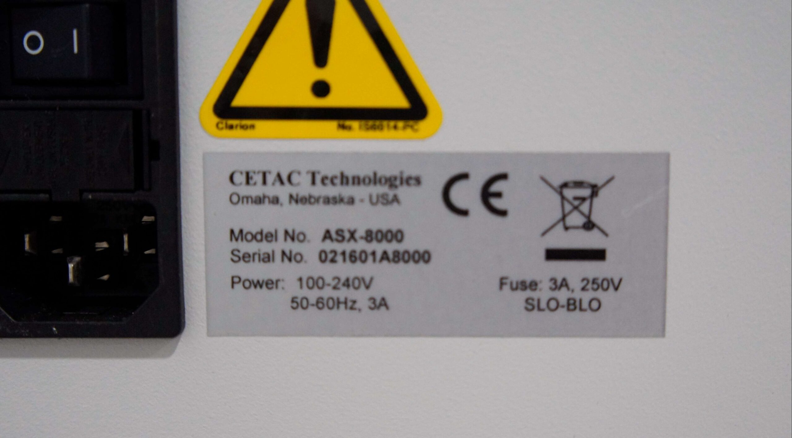 Cetac Technologies Autosampler ASX-8000 | BaneBio
