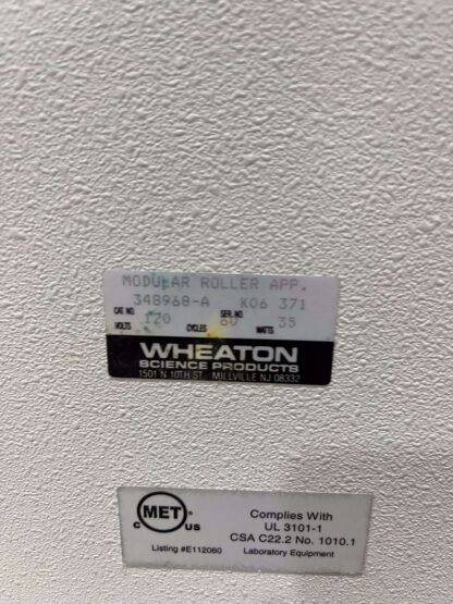 Wheaton Roller Apparatus 348968-A | BaneBio