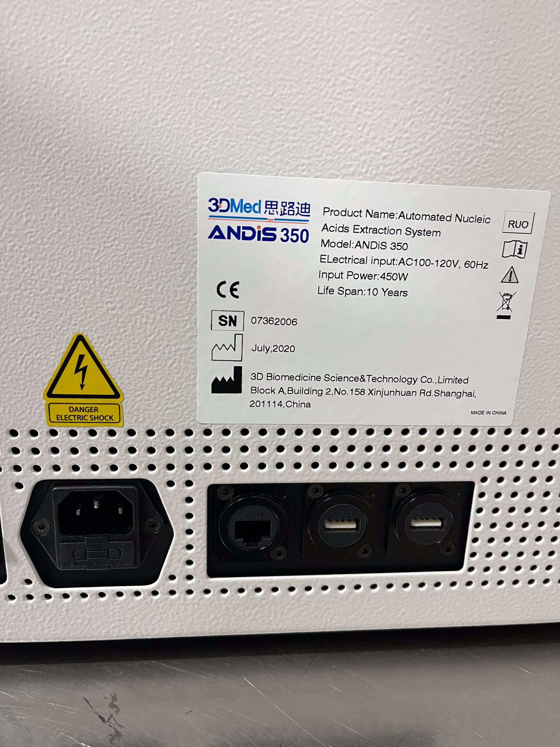 3DMed Automated Nucleic Acid Extraction System ANDiS 350 | BaneBio