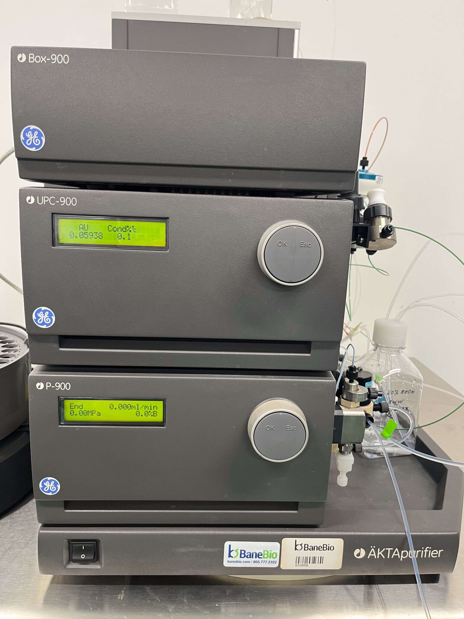 GE AKTA Purifier 10 FPLC System w/ Fraction Collector | BaneBio