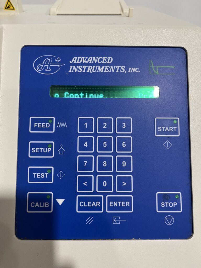 Advanced Instruments Inc. Osometer 3250 | BaneBio