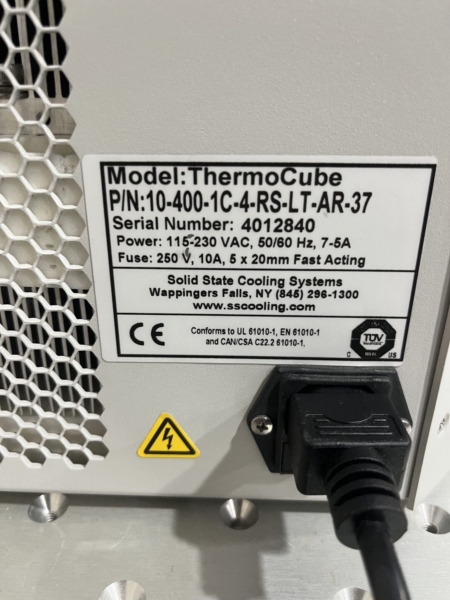 Solid State Cooling Systems Chiller Liquid Cooling System ThermoCube ...