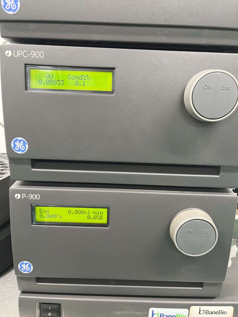 GE AKTA Purifier 10 FPLC System w/ Fraction Collector | BaneBio