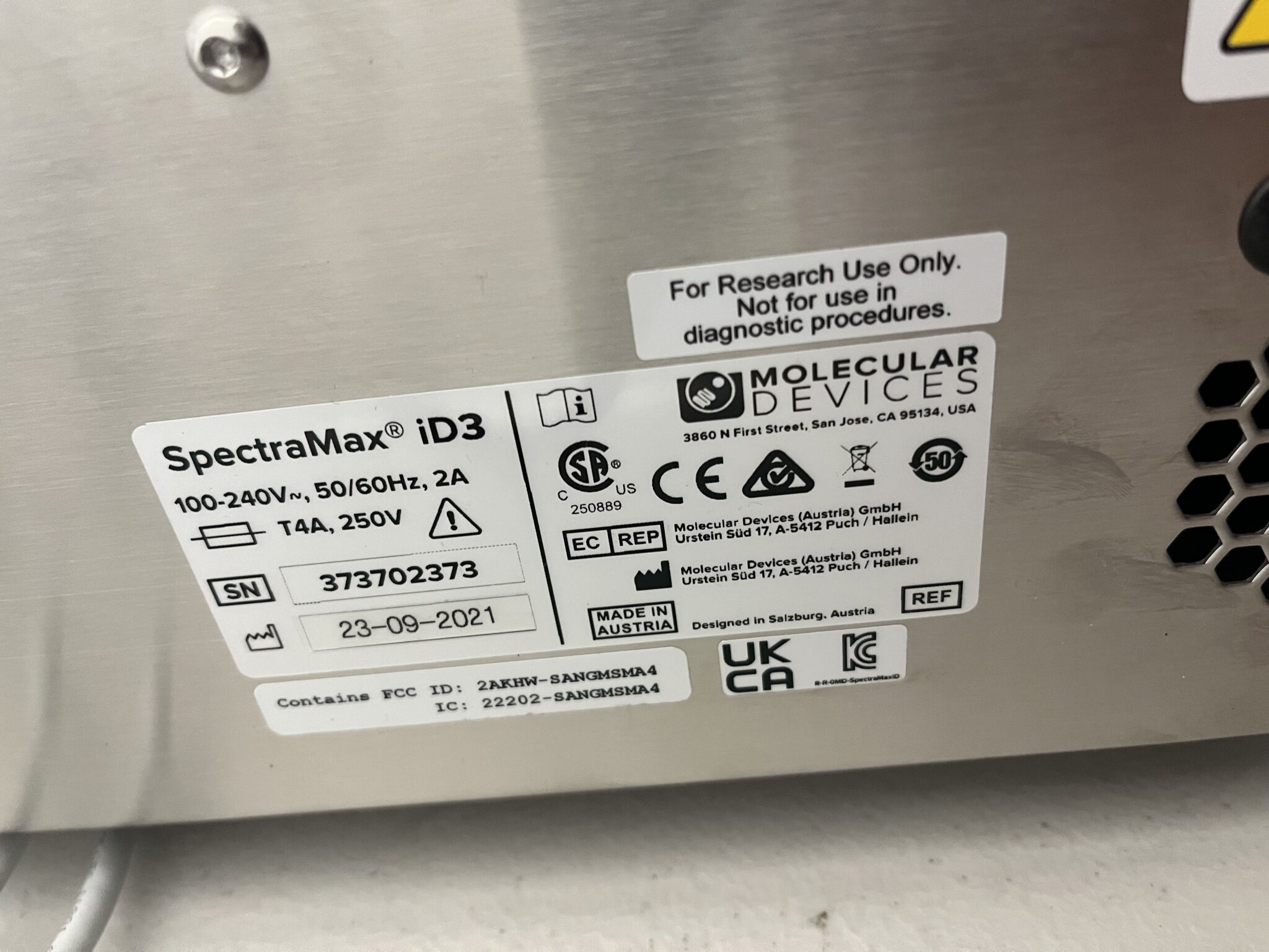 Molecular Devices iD3 Micro Plate Reader SpectraMax | BaneBio