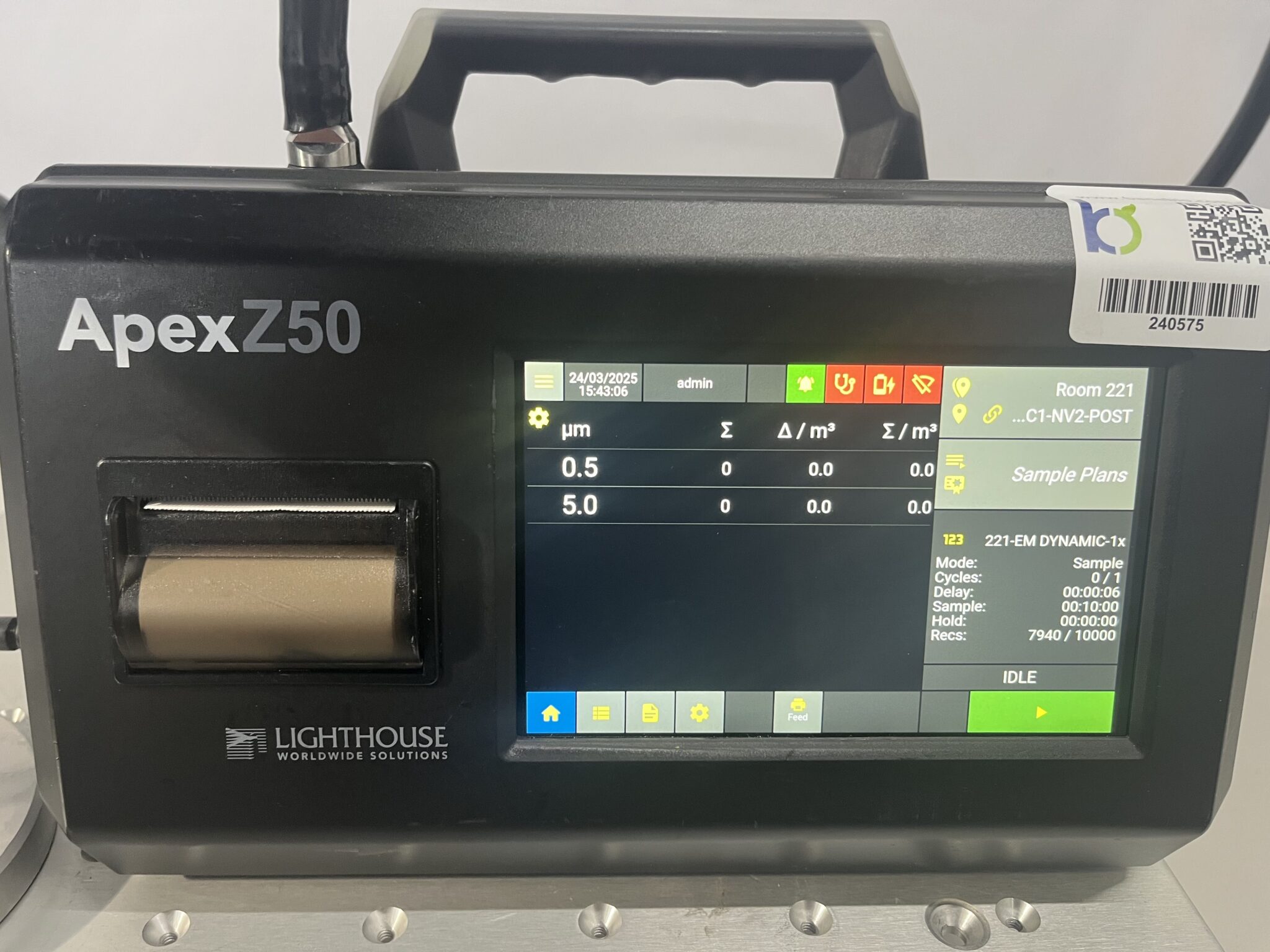 Lighthouse ApexZ50 Airborne Particle Counter | BaneBio