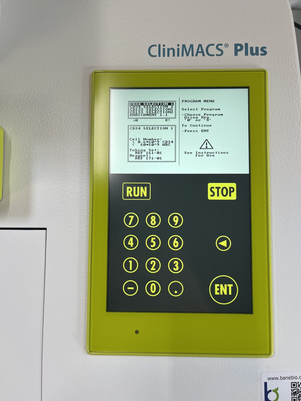 Miltenyi Biotec Cell Separation System CliniMACS Plus Instrument | BaneBio