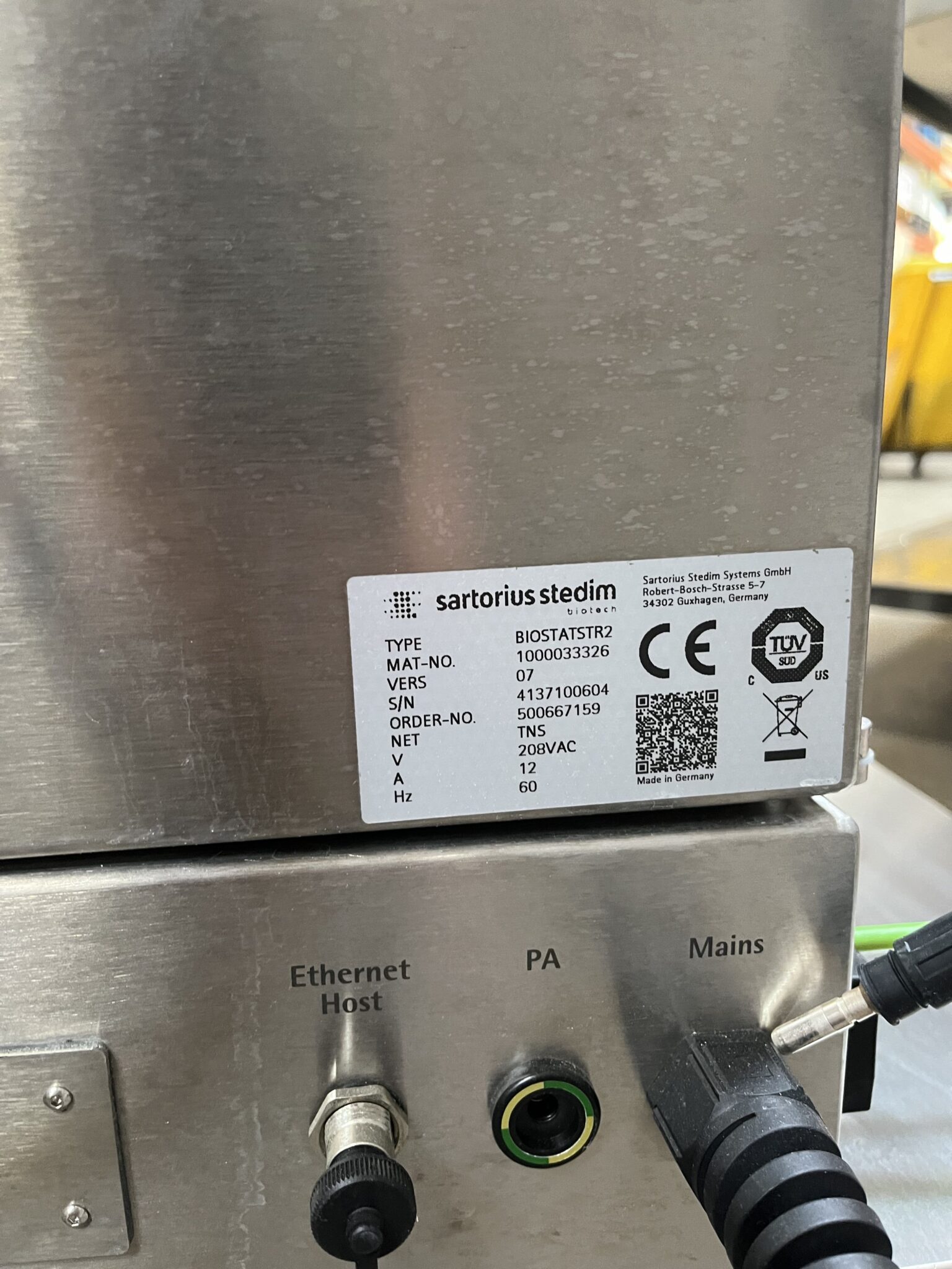 Sartorius Stedim Biostat STR2 200L Bioreactor | BaneBio