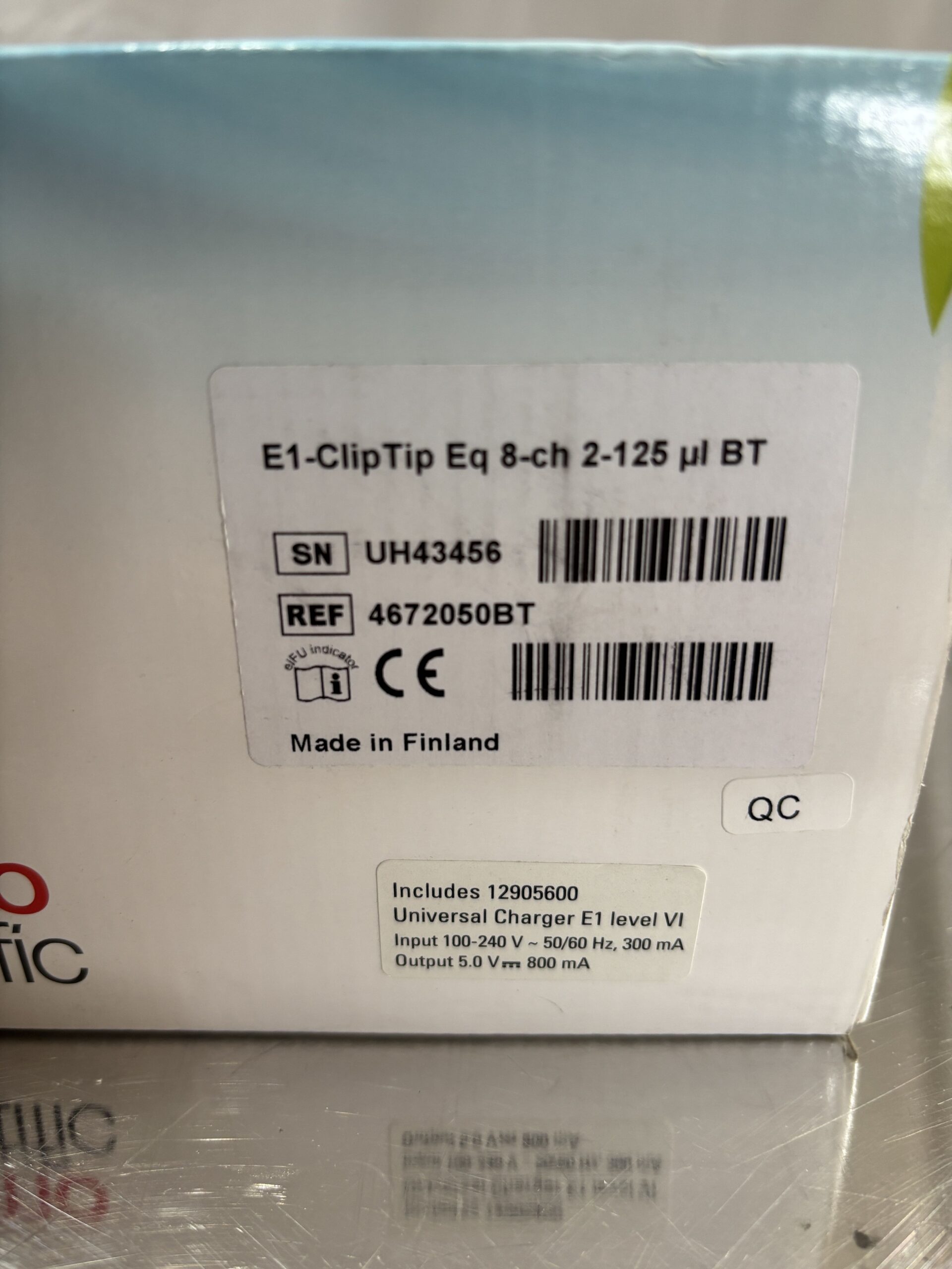 Thermo Scientific 4672050BT E1-ClipTip Eq 8 Channel 2-125uL | BaneBio